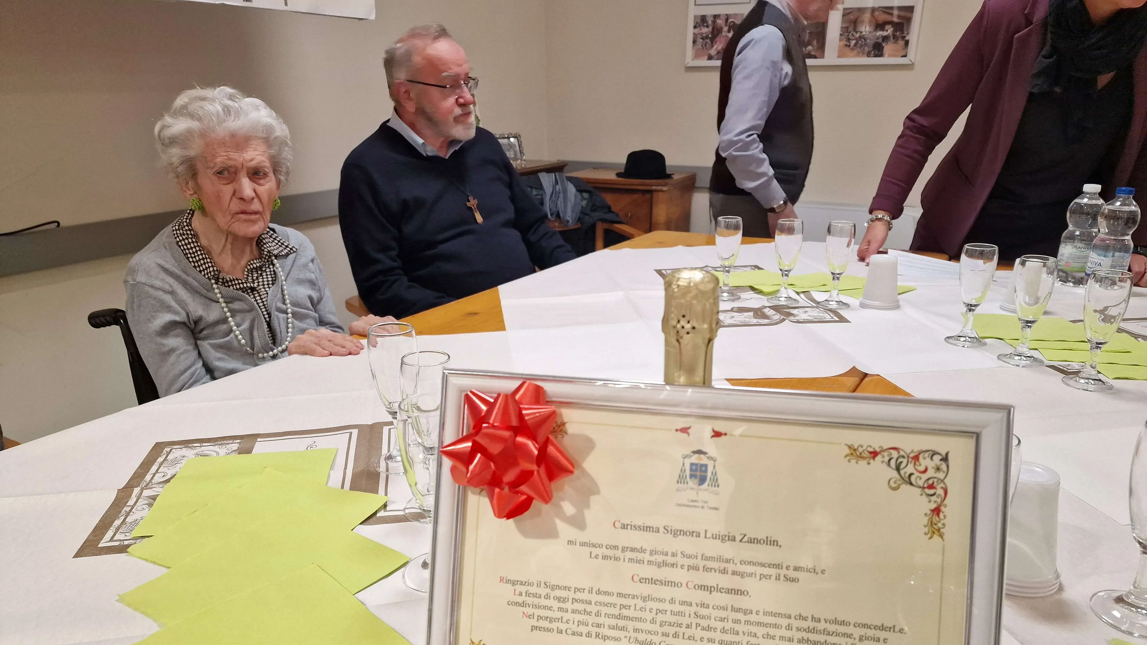 Avio, Luigia Zanolin festeggia i 100 anni alla Casa di riposo “Ubaldo ...